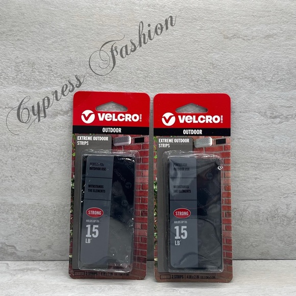 Velcro | Other | 5 Two Velcro Outdoor Extreme Strips Black | Poshmark